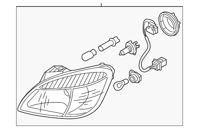 92101-1G010 - Headlamp Assembly 2006-2008 Kia | Kia.Parts Store