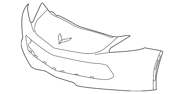 84407326 - Bumper Cover 2014-2019 Chevrolet Corvette | Chevrolet Parts ...