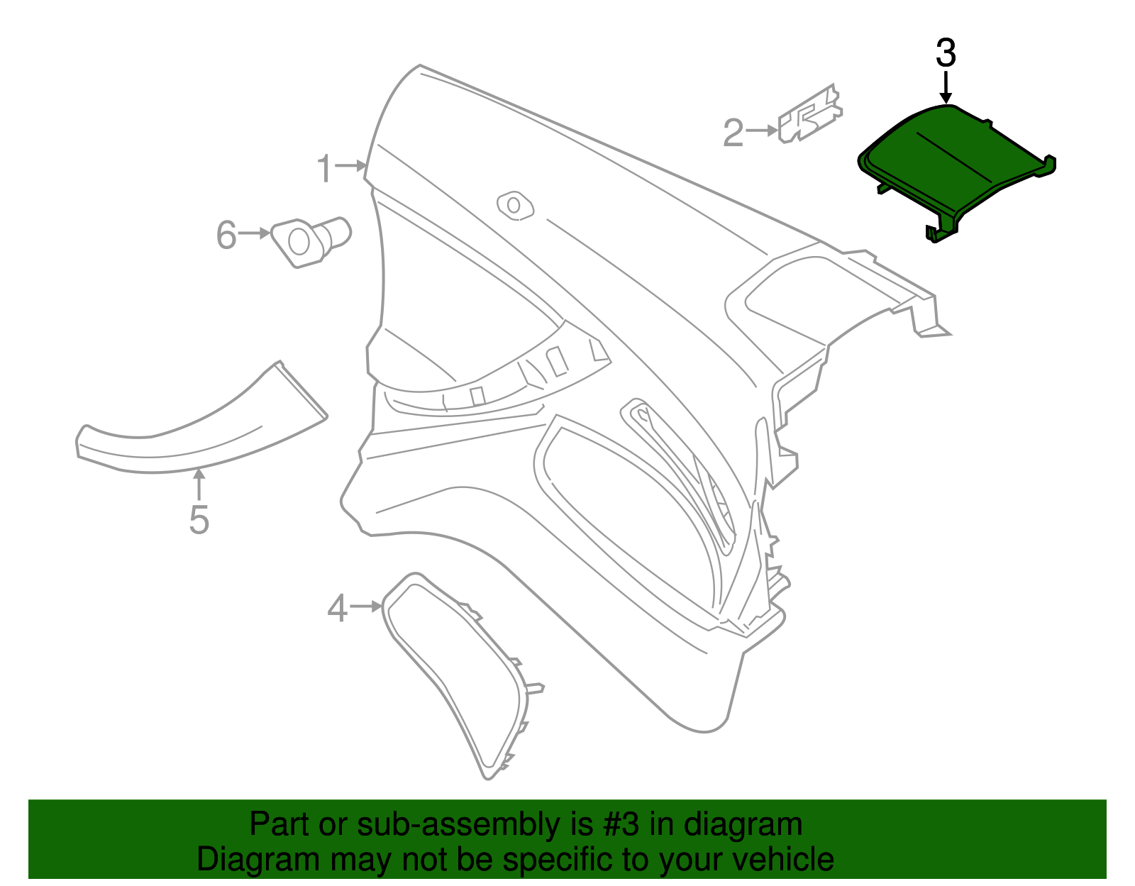 51437291848 - 2012-2018 BMW Rear Cover (51-43-7-291-848) | Parts ...
