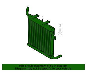 Genuine Auxiliary Radiator for 2018-2025 Land Rover Range Rover Velar ...
