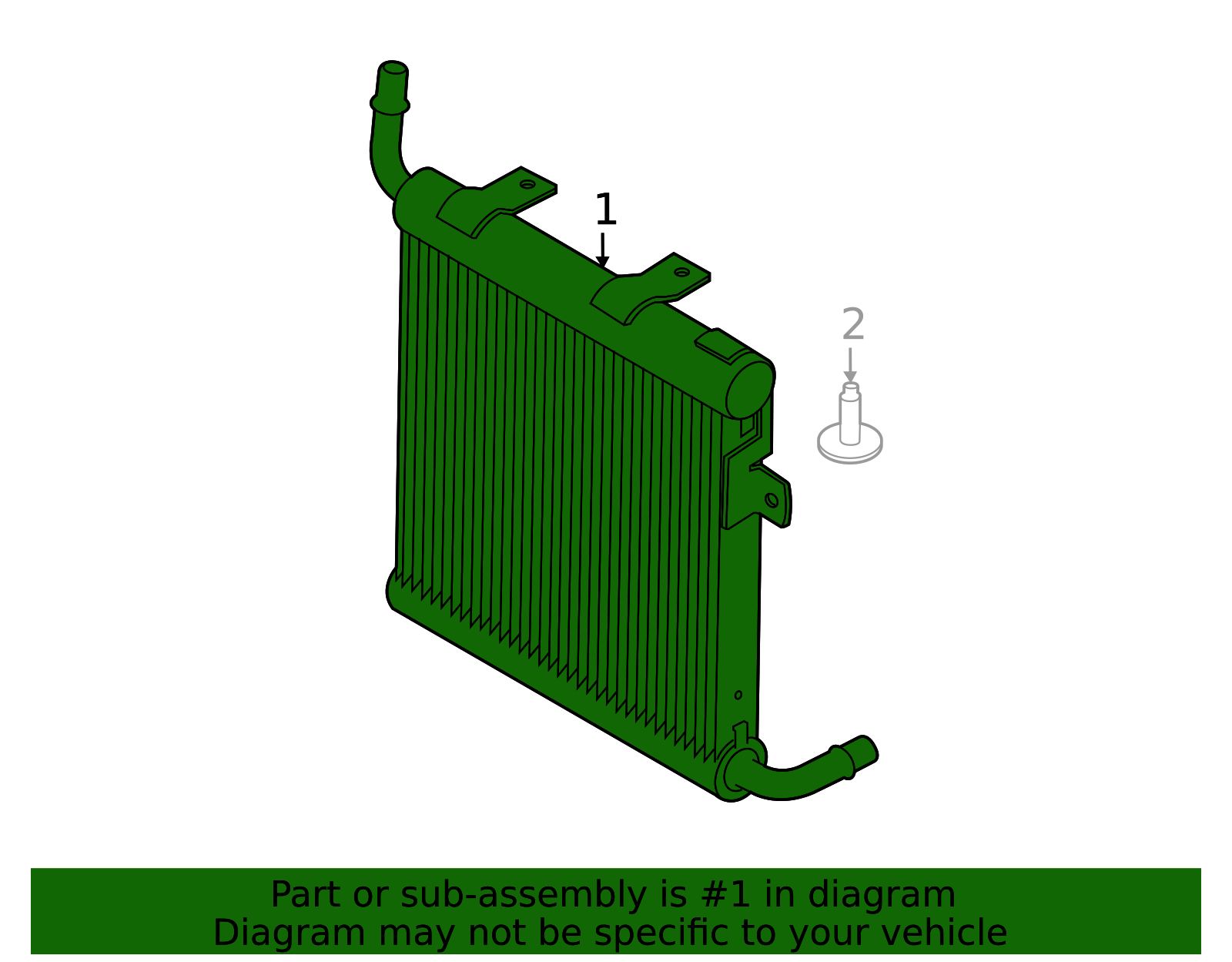 Genuine OEM Auxiliary Radiator Part# LR140294 Fits 2021-2023 Land Rover ...