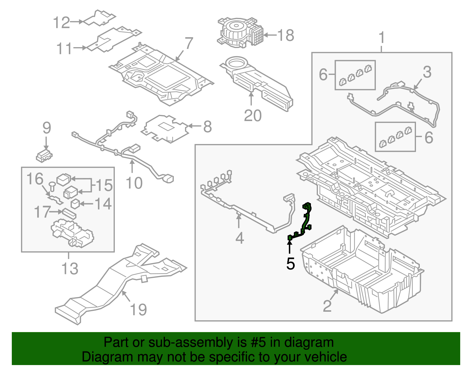 Hyundai - 37561-E6100 - Wire Harness - 2016-2017 Hyundai Sonata | OEM ...