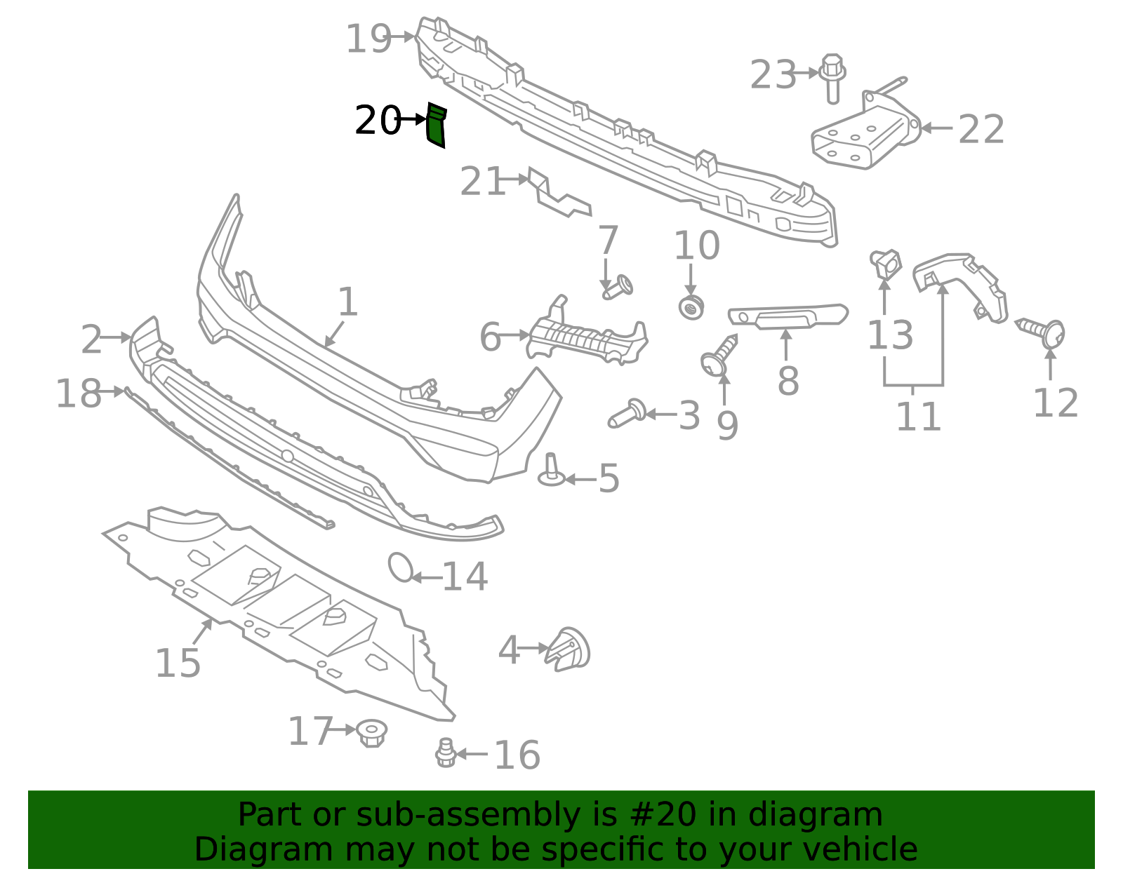 2022-2023 Hyundai Kona Electric Reinforced Beam Upper Bracket 86636 ...