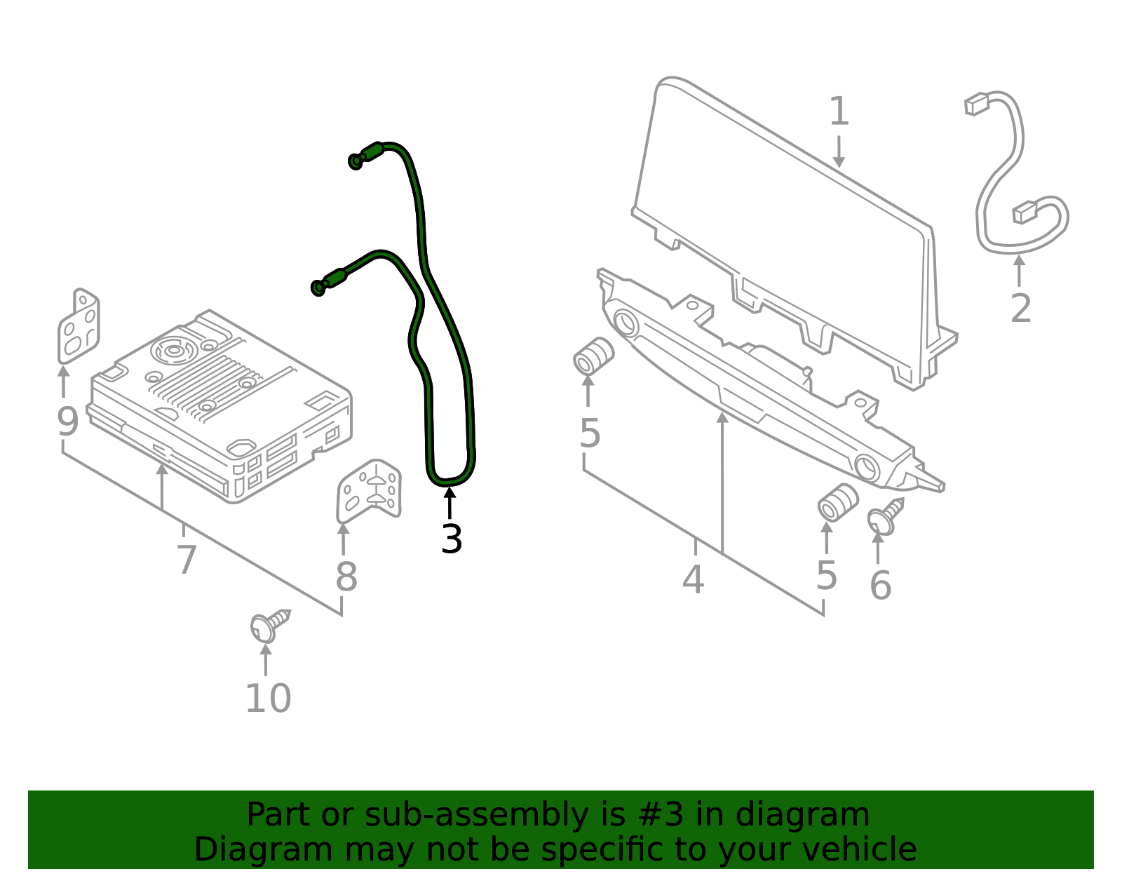 96595-J6000 - Cable 2019-2020 Kia K900 | Kia.Parts Store