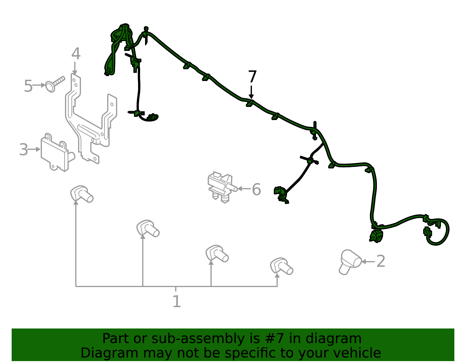 2019-2020 Ford Transit Connect | Wire Harness | KV6Z-15K867-E | Walls ...