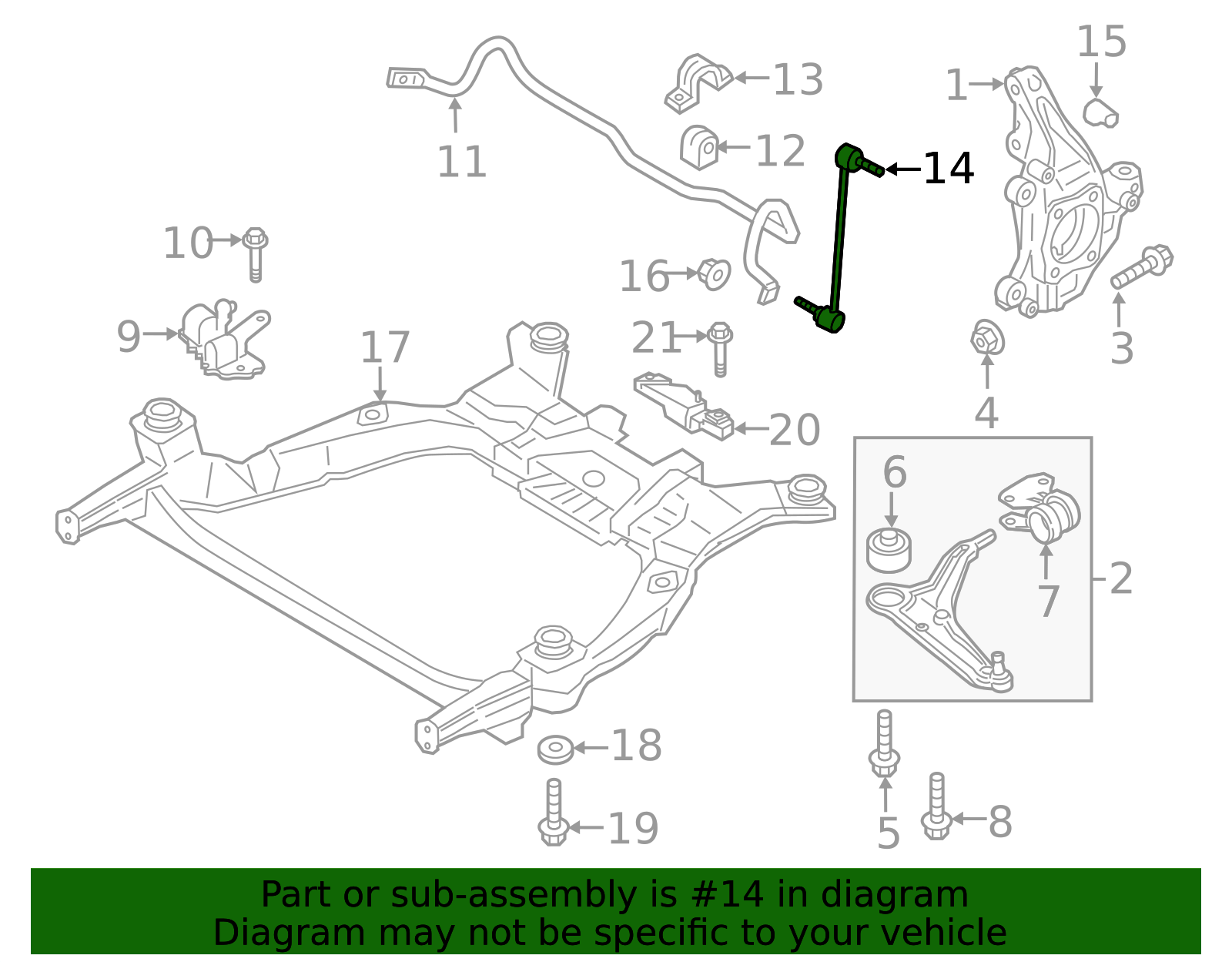 2013-2024 Ford Motorcraft Stabilizer Link MEF-239 | OEM Parts Online