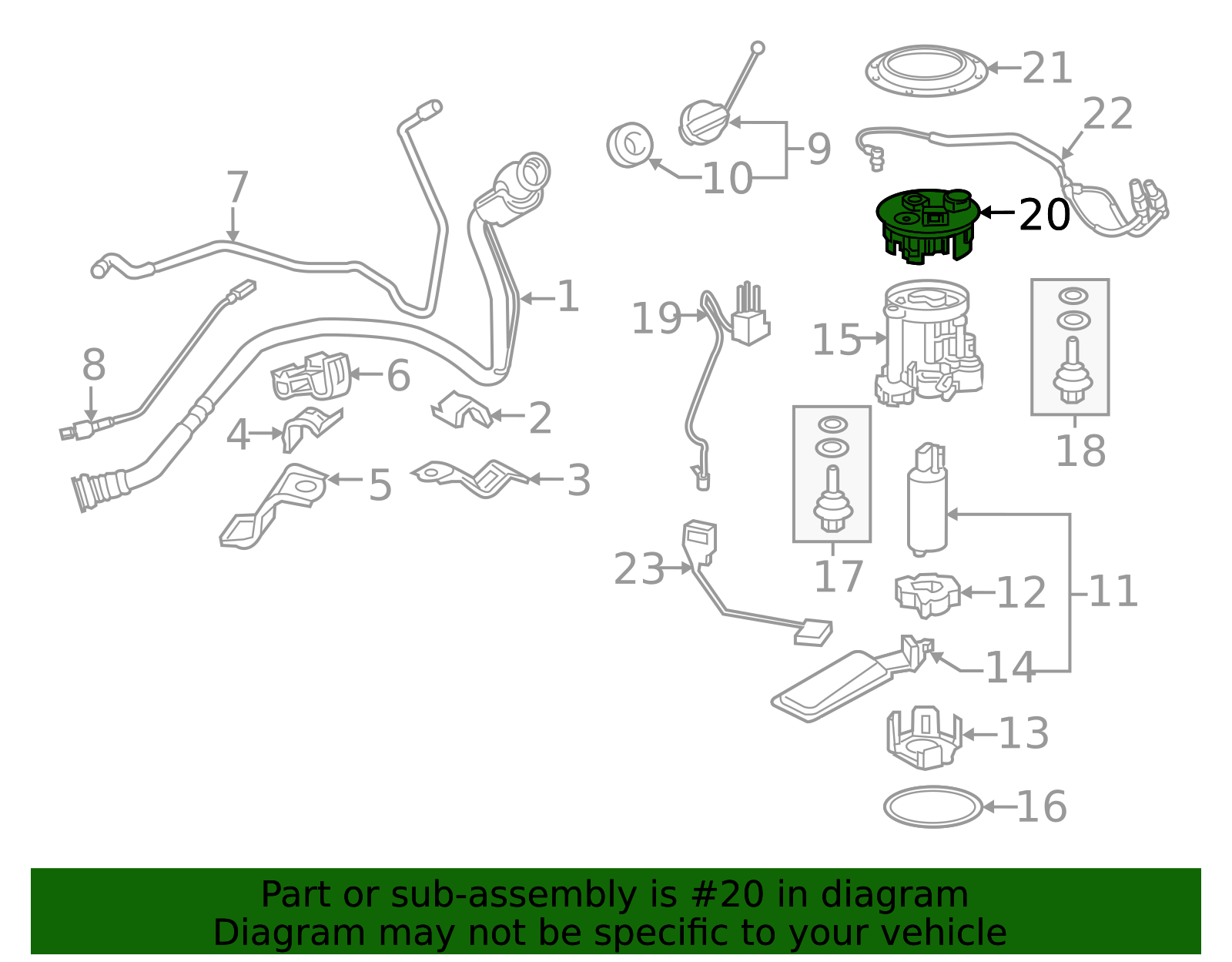 2016-2022 Lexus Fuel Pump Hanger 77024-48090 | AutoNationParts.com