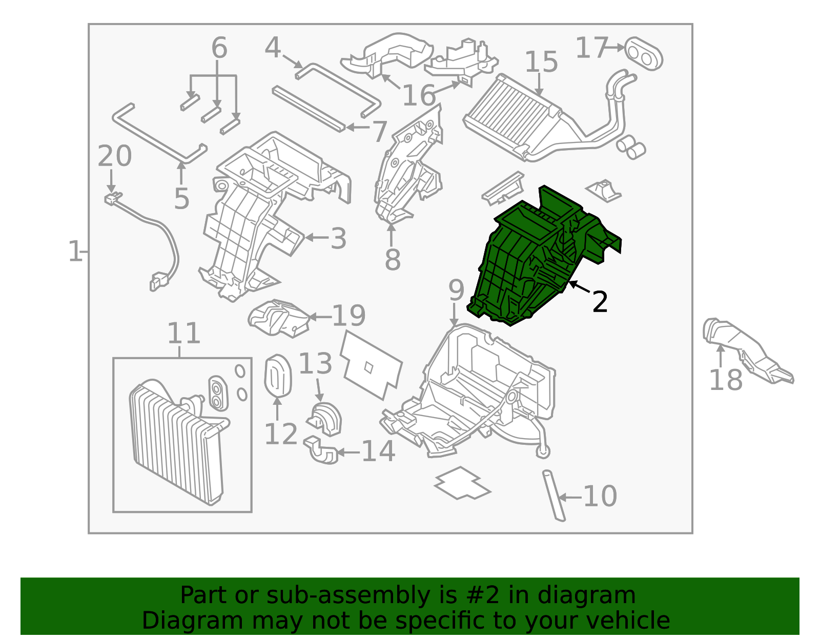 2024-2025 Genesis G70 Heater Case 97135-G9020 | MotorMotor