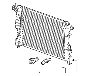2012-2020 Chevrolet Sonic Radiator 95316049 | Shop Matick Buick GMC