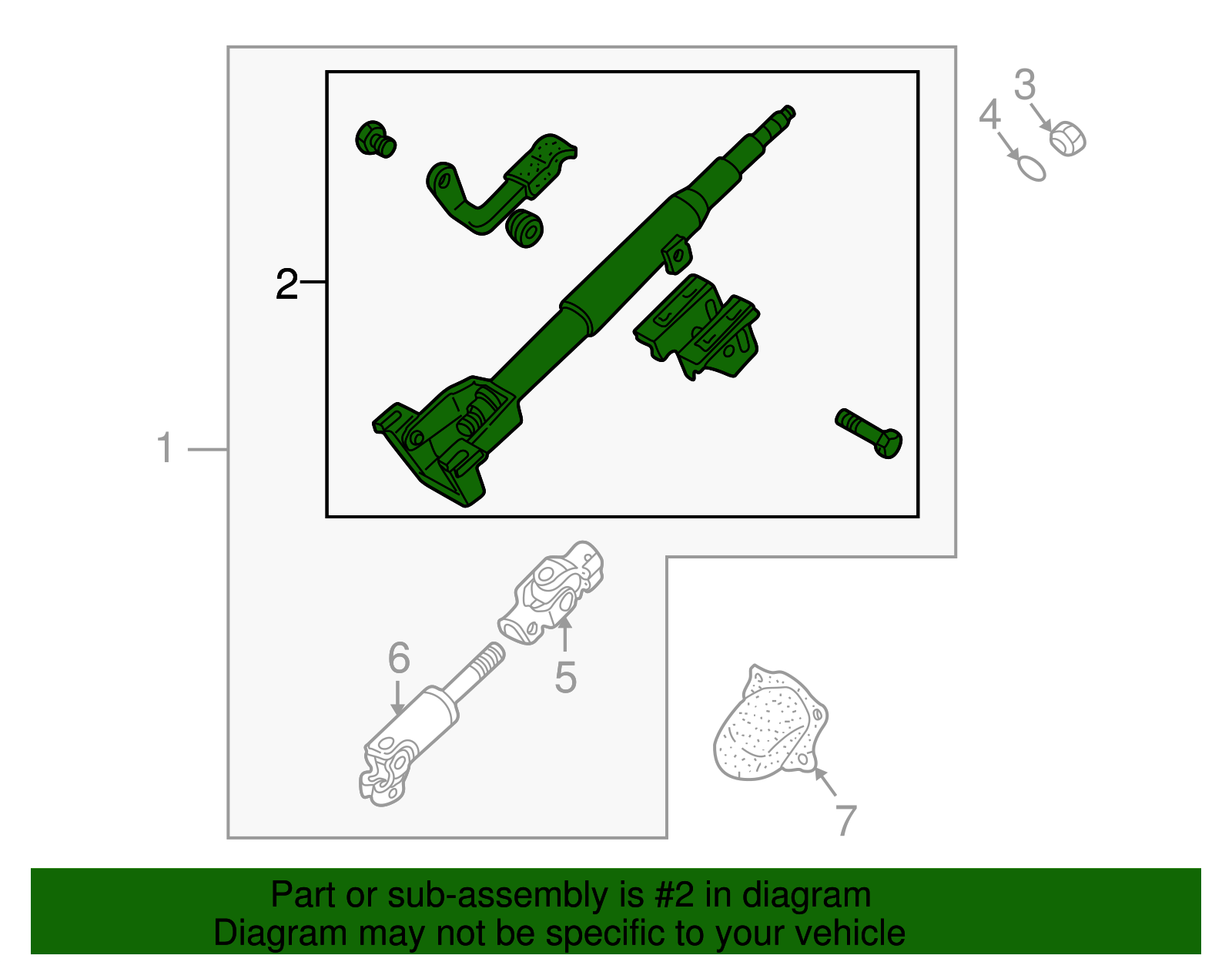 0K2ND-32100C - Upper Shaft 1998-2004 Kia | Kia.Parts Store