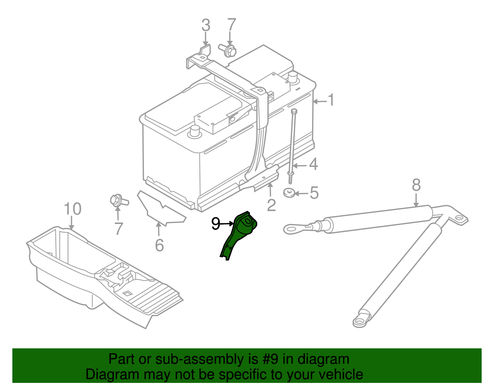 12427557027 - 2007-2009 BMW Battery Cable (12-42-7-557-027) | BMW of ...