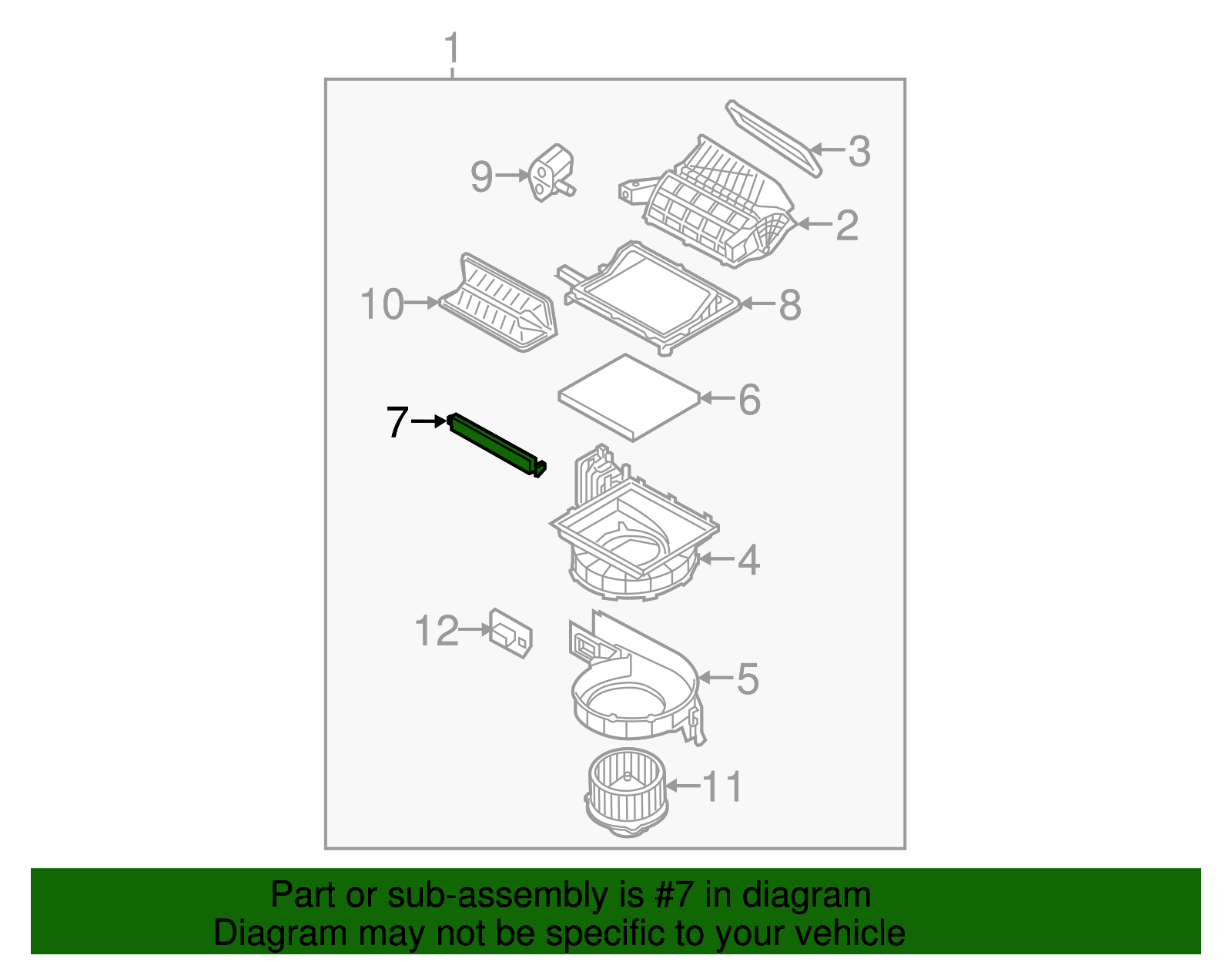 2011-2019 Hyundai Filter Cover 97129-3S000 | OEM Parts Online