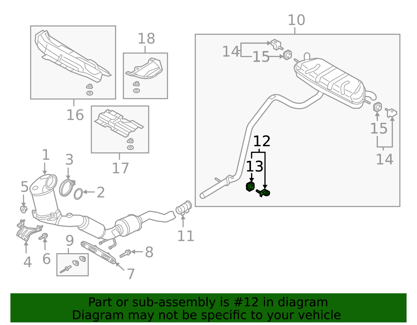 5Q0-253-144-AE - High-Quality Exhaust System Hanger Bracket for 2019 ...