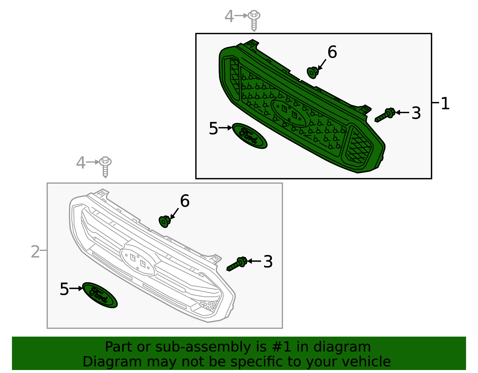 KB3Z-8200-E - Grille 2019-2023 Ford Ranger | Big 3 Auto Parts