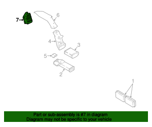 2018-2024 Ford | Louver | 9L1Z-19893-AQ | Walls' Ford Parts