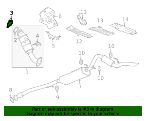 2019-2025 GM Exhaust Pipe Clamp 12701564 GM | GMPartsDirect.com
