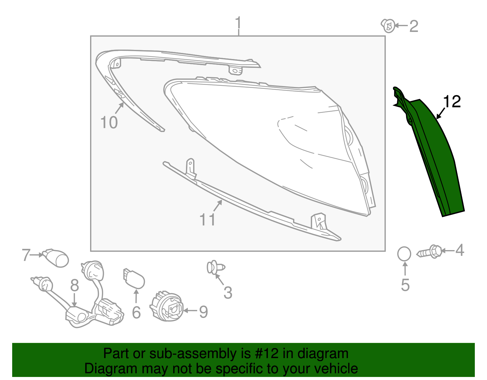 81497-F4010 - High-Quality Tail Light Cover for 2018-2022 Toyota C-HR ...