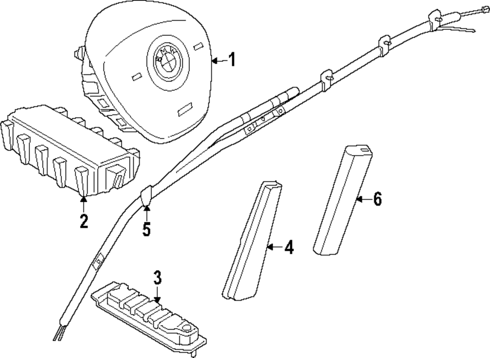 Genuine BMW 72-12-9-296-849 | Passenger Inflator Module | FREE Shipping ...