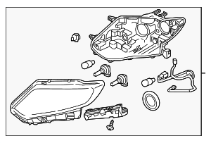 26060-6FL0A | Nissan Headlamp Assy-Lh - Genuine OEM | 260606FL0A ...