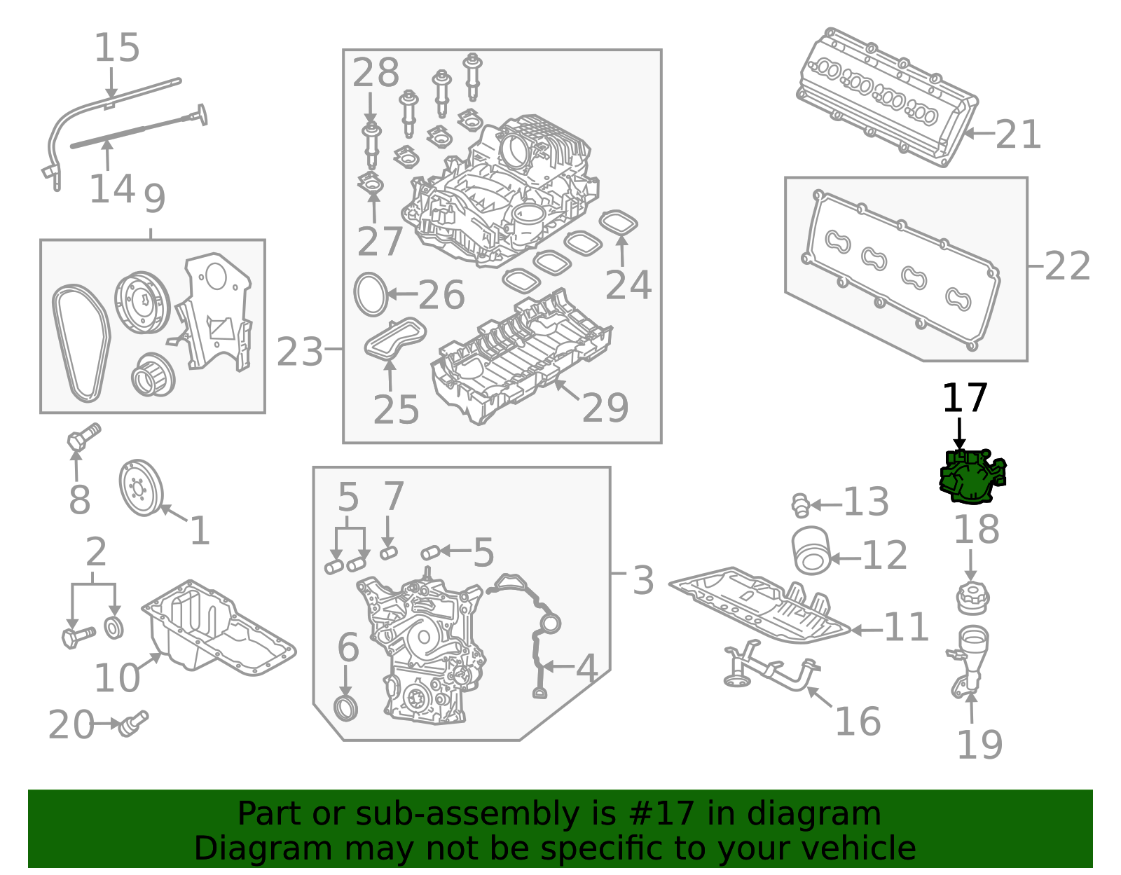 2003-2009 Mopar Oil Pump 53021622AF | Mopar Parts Canada