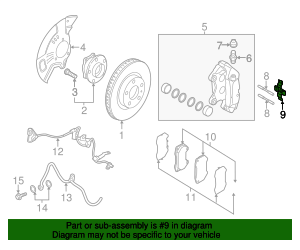 NA5F-33-231 - 2016-2024 Mazda MX-5 Miata - Caliper Assembly Retainer ...