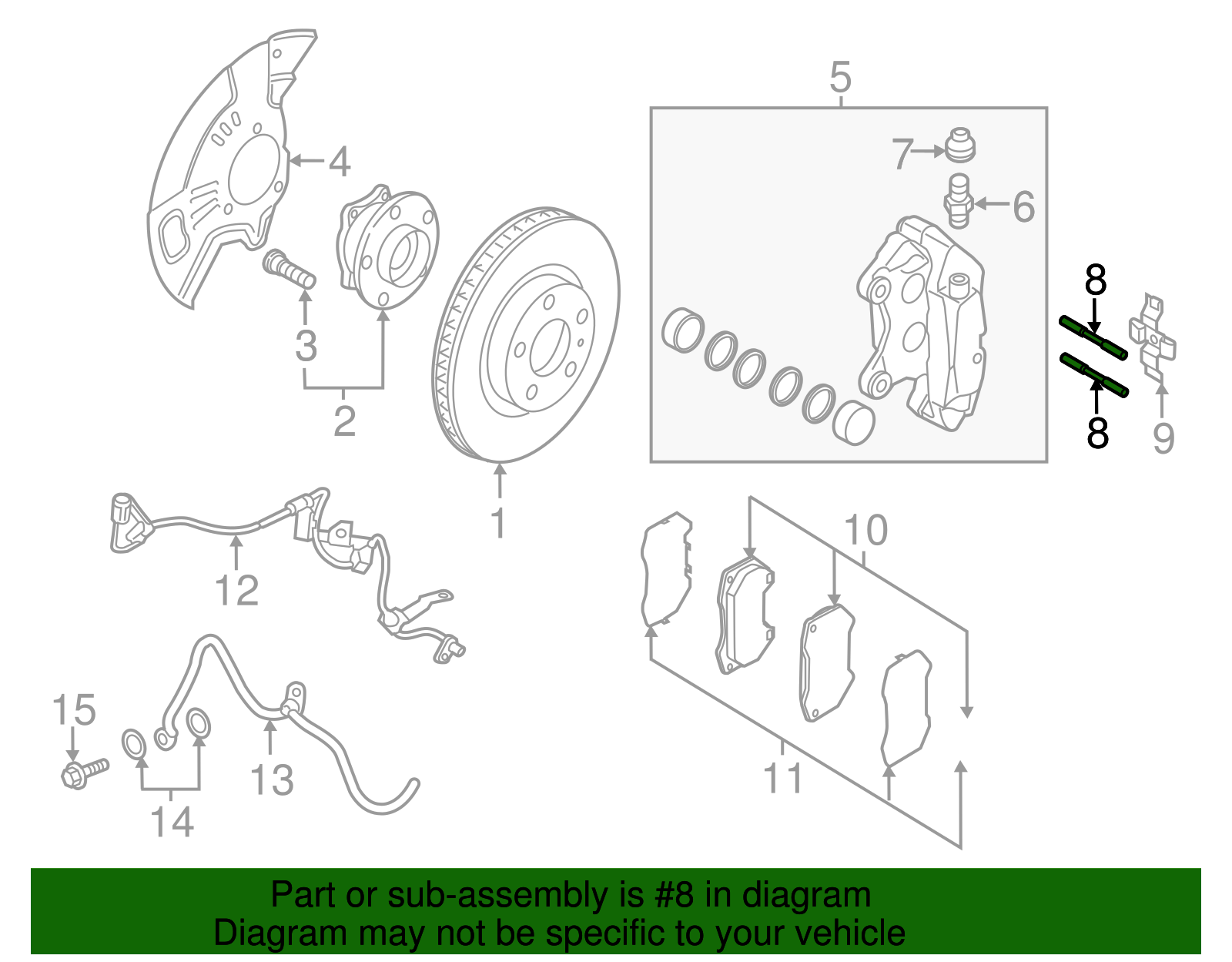 2016-2025 Mazda MX-5 Miata Caliper Assembly Pin NA5F-33-696 | Mazda ...