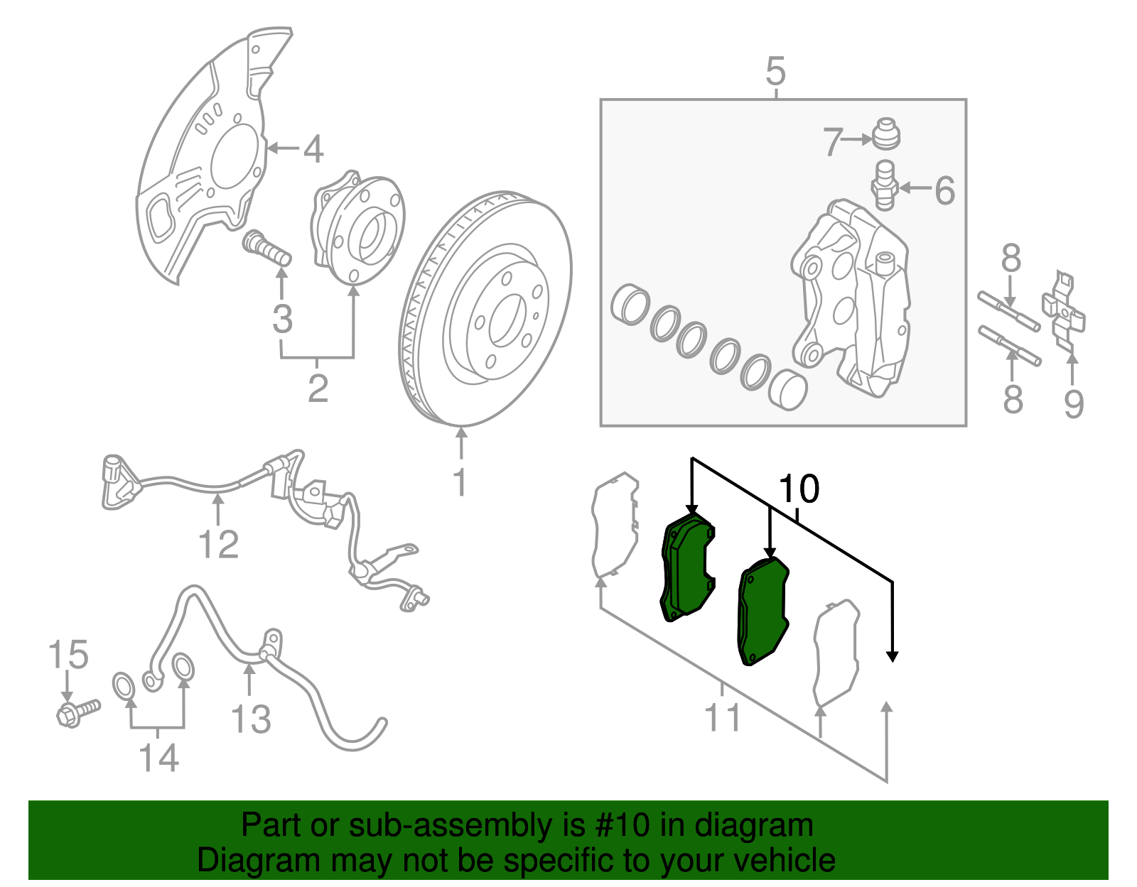 NGY0-33-28Z - Front Pads - 2016-2025 Mazda MX-5 Miata | Mazda OEM Parts ...