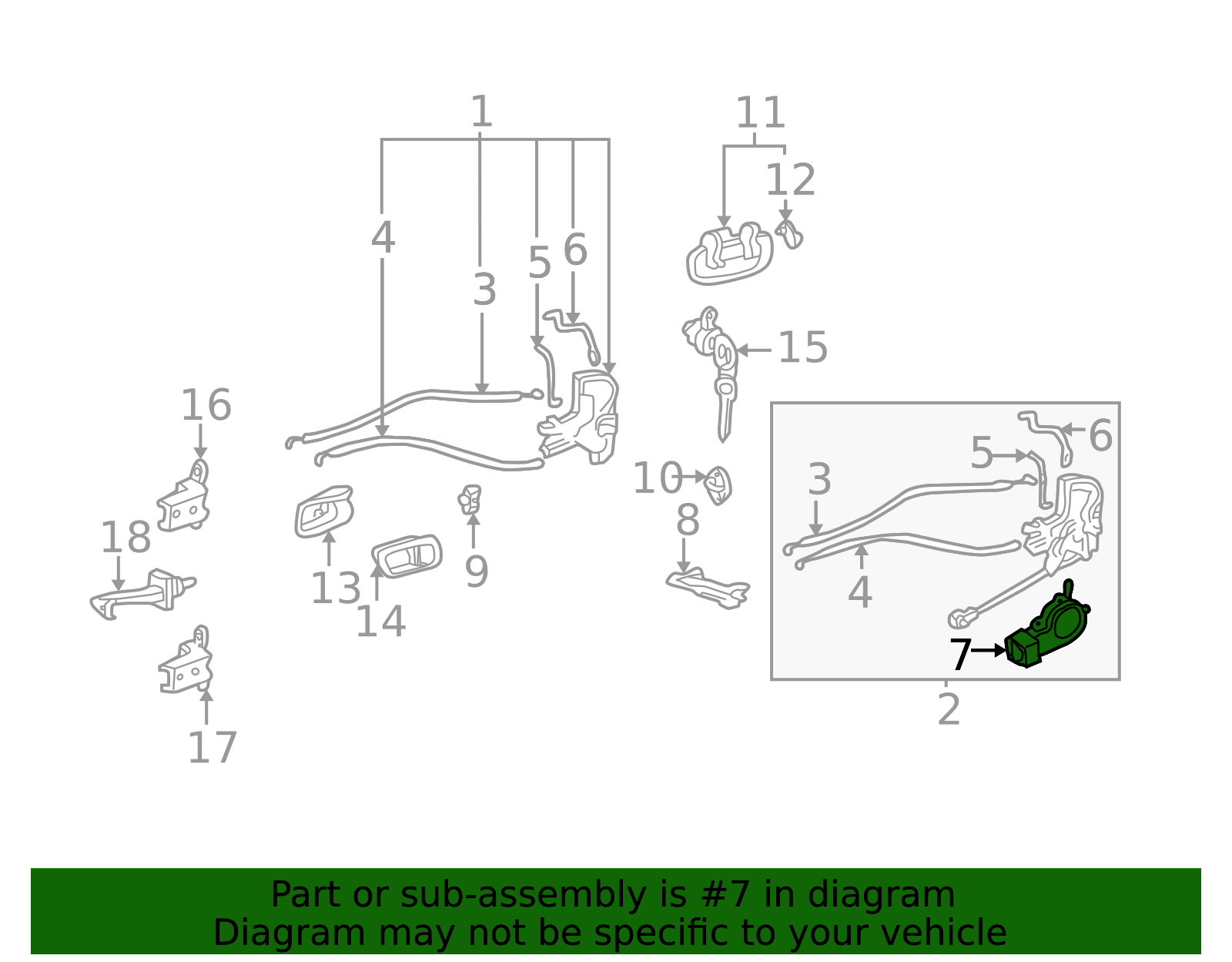 Toyota Parts Door Lock Actuator Motor 69120-0C010 | Toyota Parts|Toyota ...