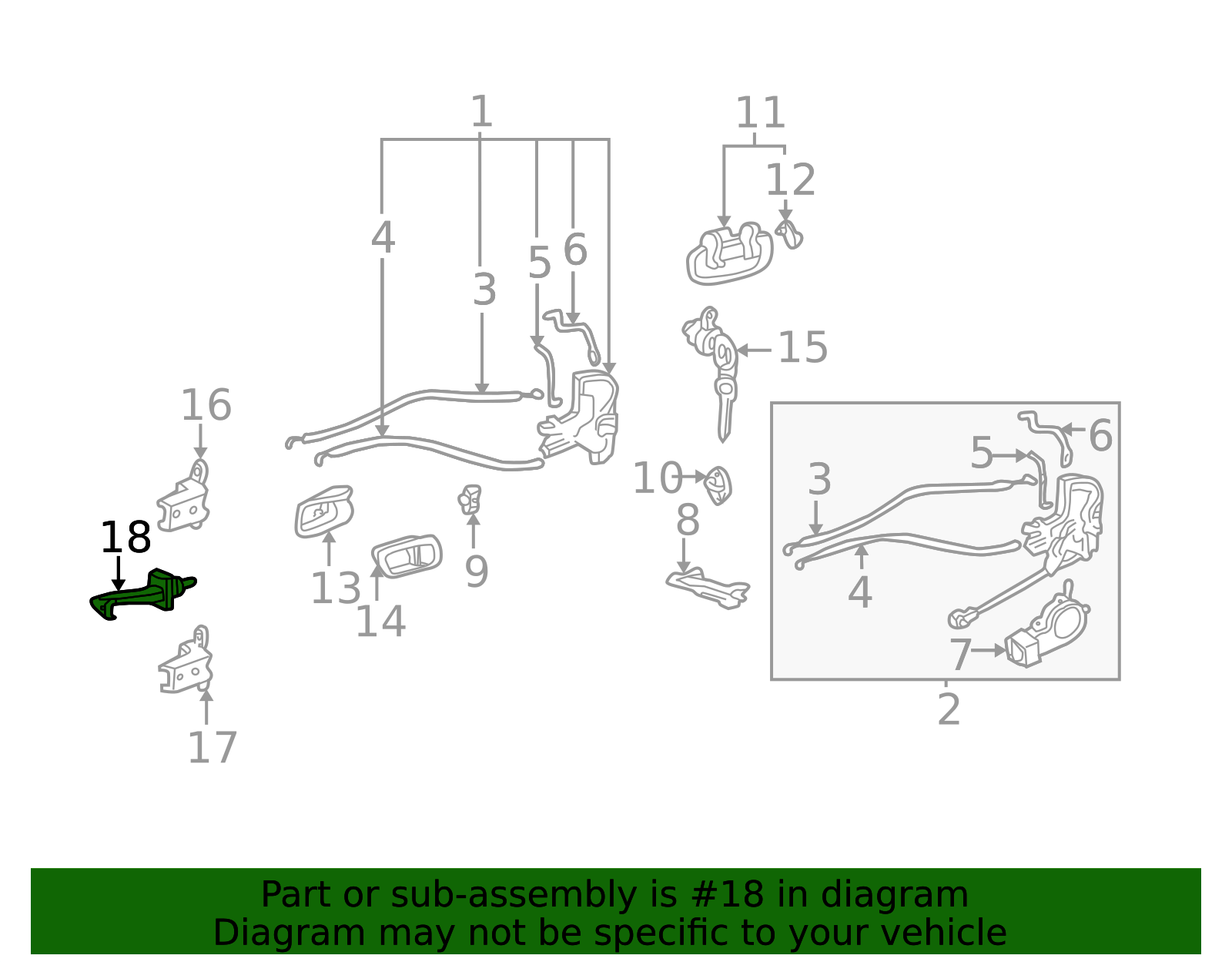 Genuine Official Toyota Door Check (Right, Front) part# 68610-0C011 for ...