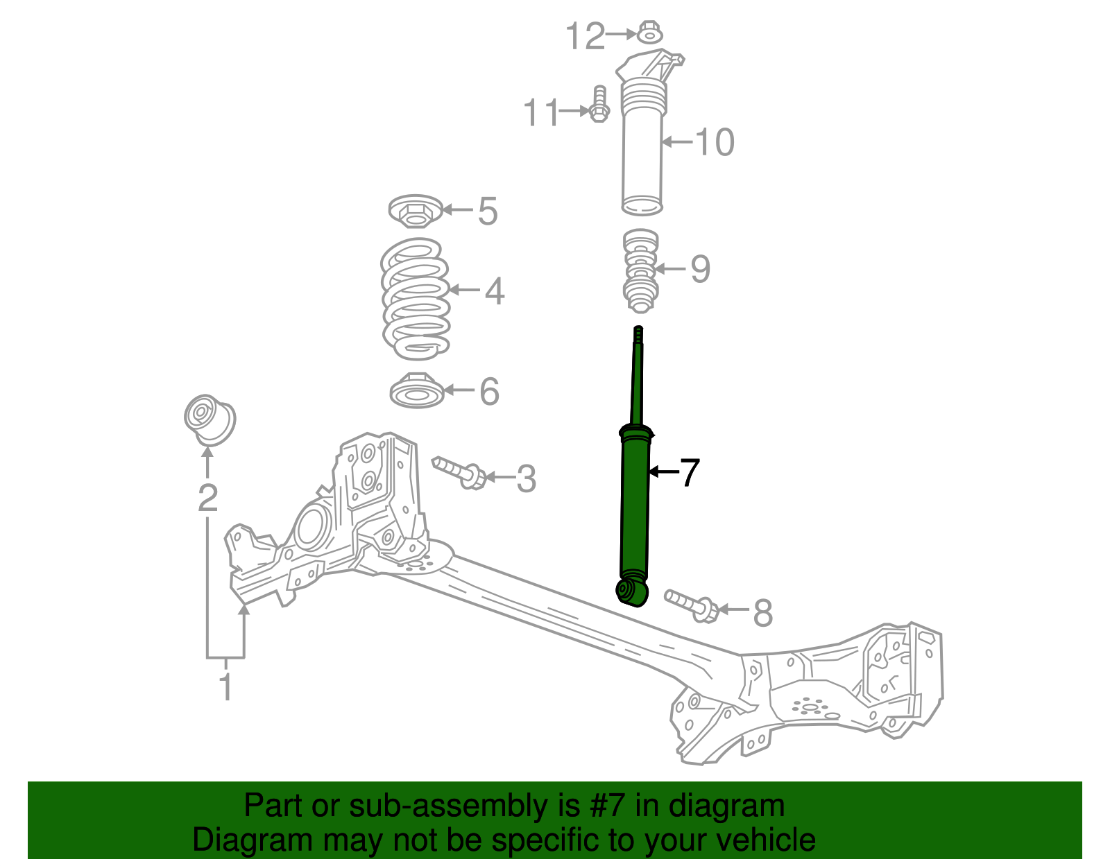 42759416 - 2022-2023 Chevrolet - Rear Shock Absorber | Partners Chevy