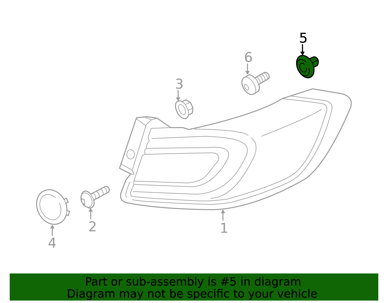 W717430-S300 - Tail Lamp Assembly Retainer 2015-2025 Ford | Ford Parts ...