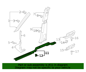 2020-2025 Volkswagen Front Sill Plate 3CN-853-371-E-82V | VW Direct Parts