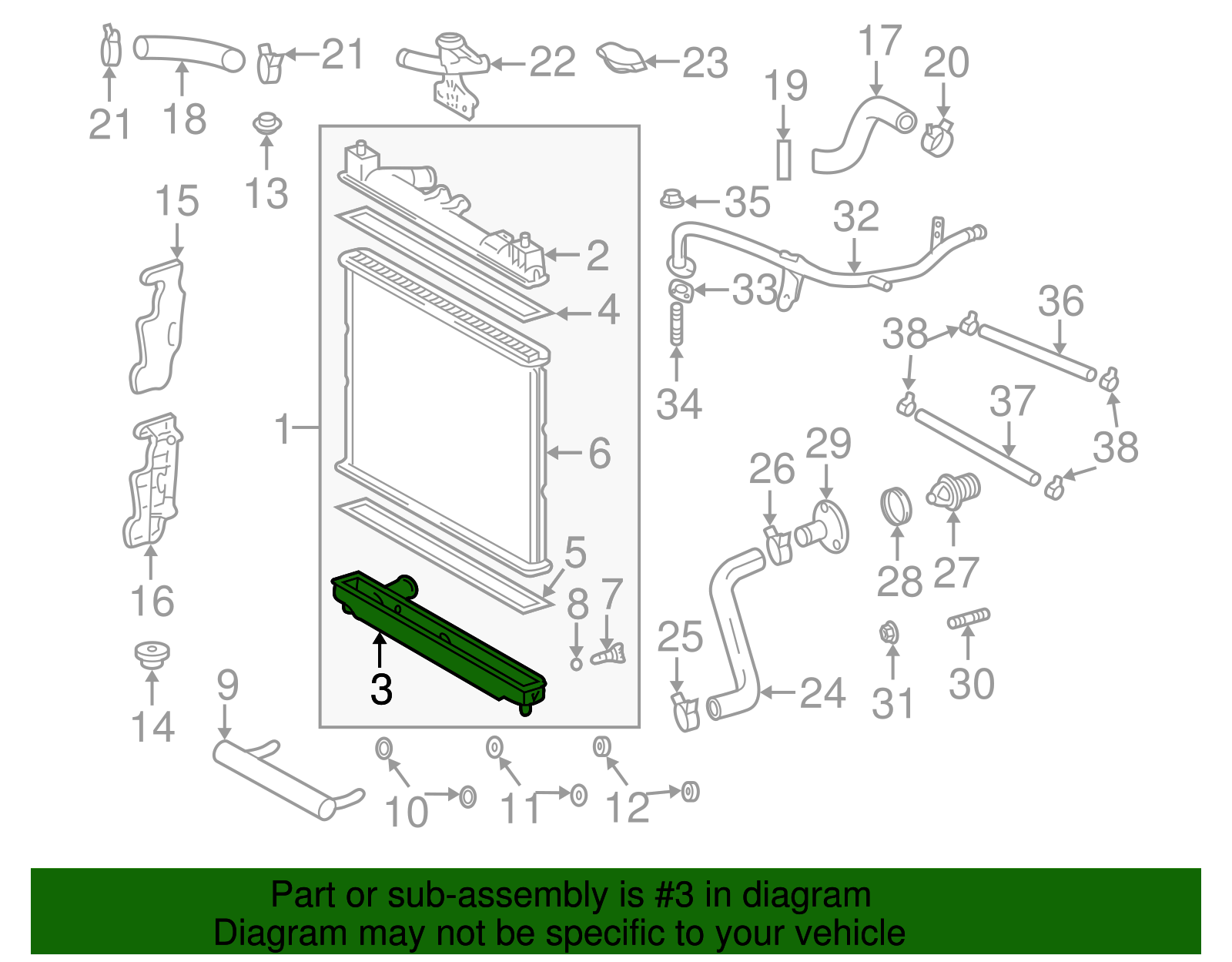 16461-21060 - Tank - 2000-2006 Toyota | Conicelli Toyota