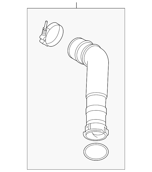 2011-2014 Ford Turbocharger Inlet Hose BC3Z-6C646-A | Miracle Ford Parts
