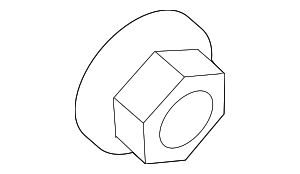 W700101-S441 - Engine Mount Heat Shield Nut 2010-2019 Ford | Ford Parts ...