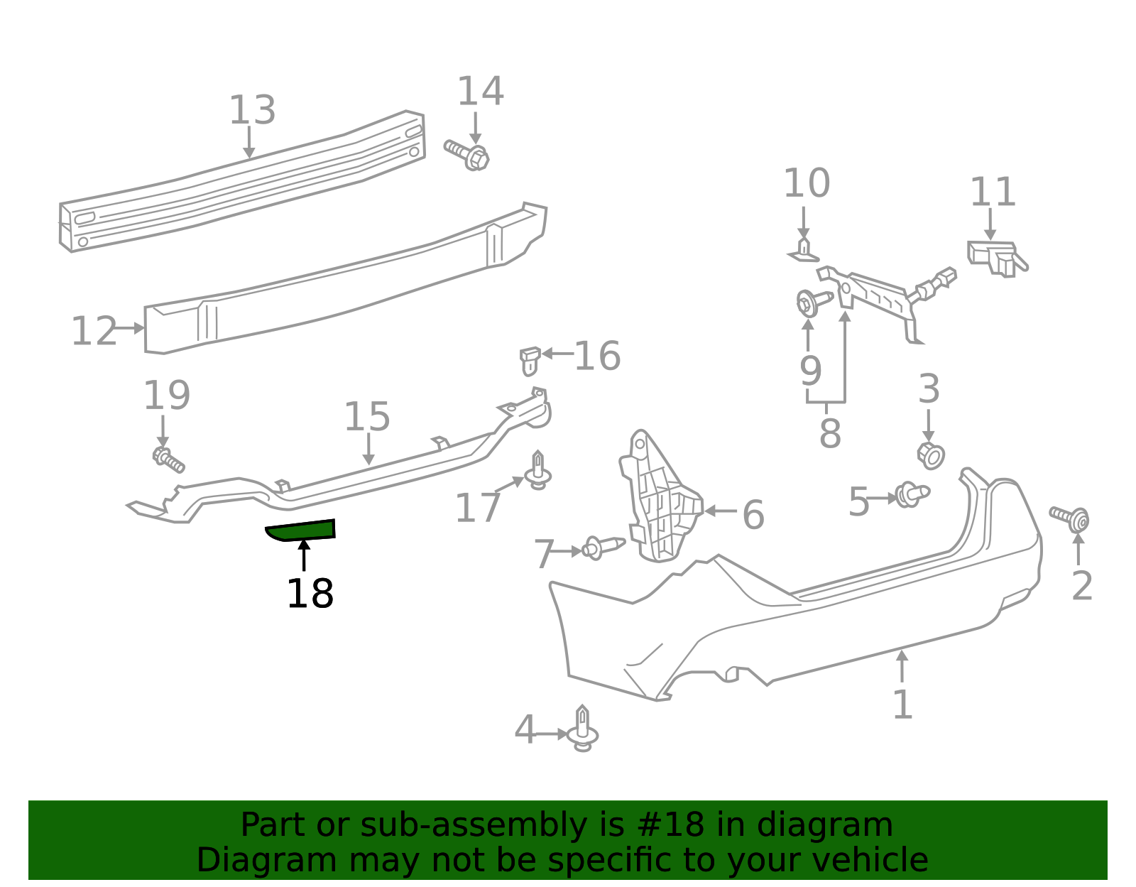 81920-53040 - High-Quality Reflector for 2019-2022 Toyota Avalon ...
