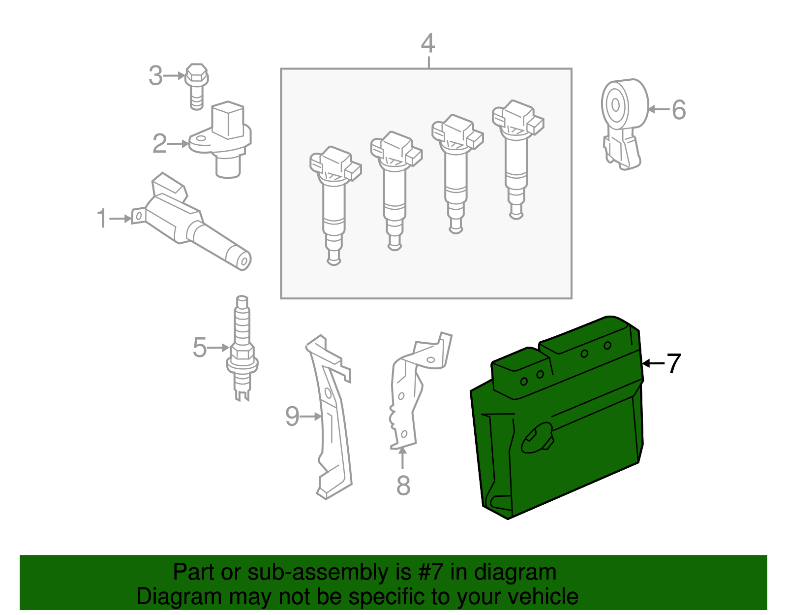 2013-2016 Scion tC Ecm 89661-21642 | Lithia Toyota Parts