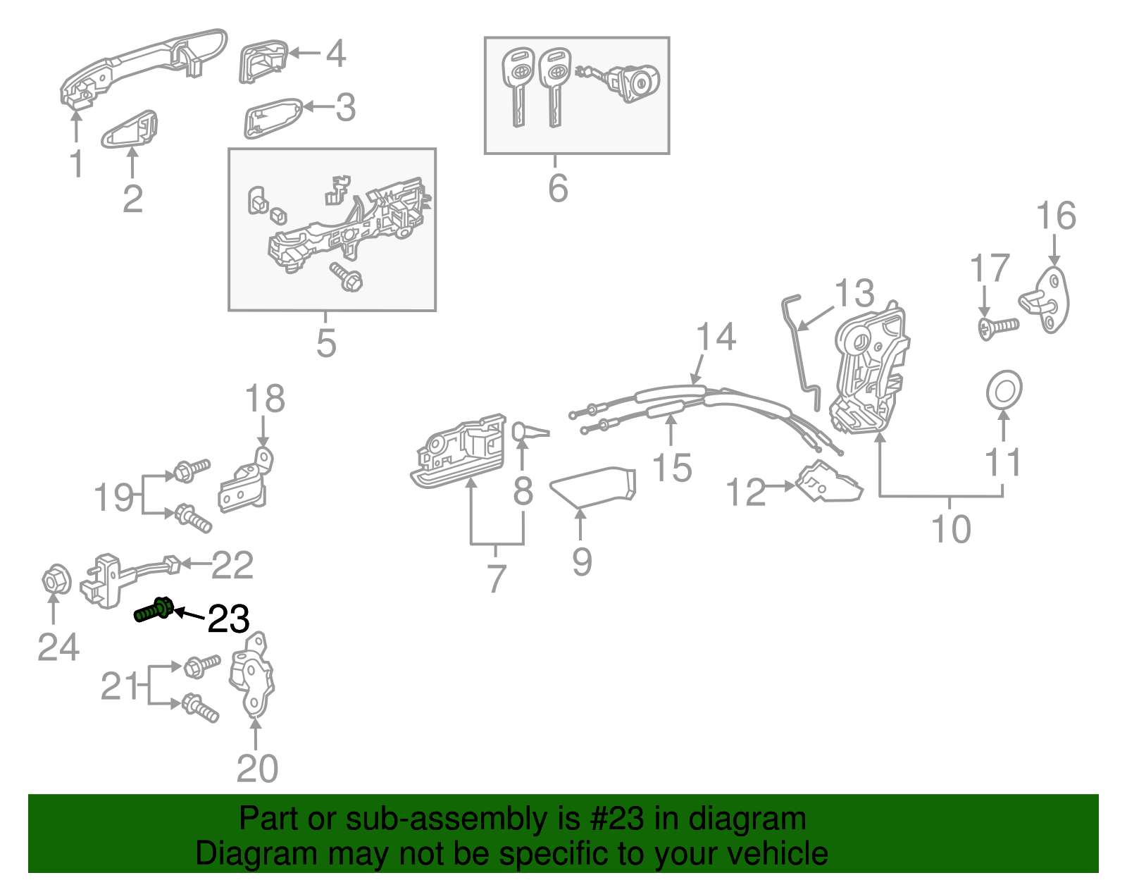 90084-10049 - Door Check Bolt 2002-2025 Toyota | Longo Toyota Parts