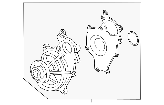 Genuine OEM Ford Part - Engine Water Pump BR3Z-8501-D | Genuine OEM ...