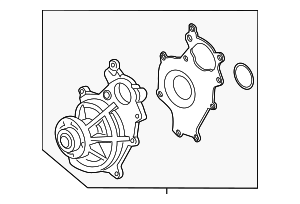 BL3Z-8501-C - Water Pump 2015-2020 Ford | Big 3 Auto Parts