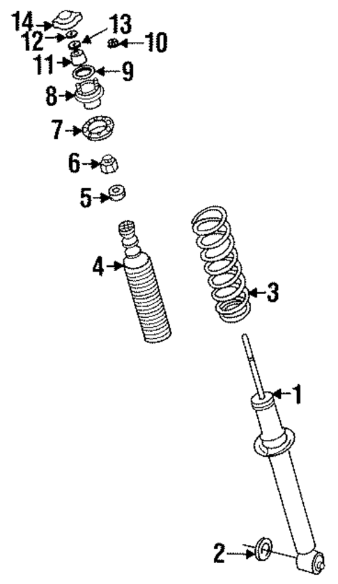 Struts & Components for 1997 INFINITI J30 | Infiniti Parts Net