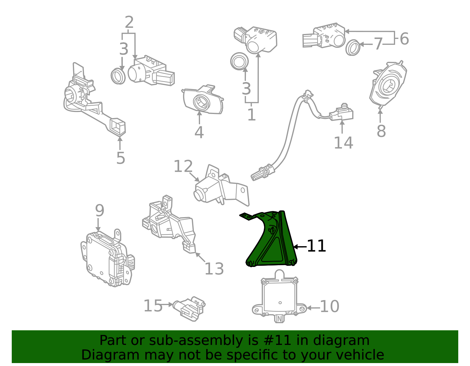 88215-78020 - High-Quality Mount Bracket for 2022-2025 Lexus ...