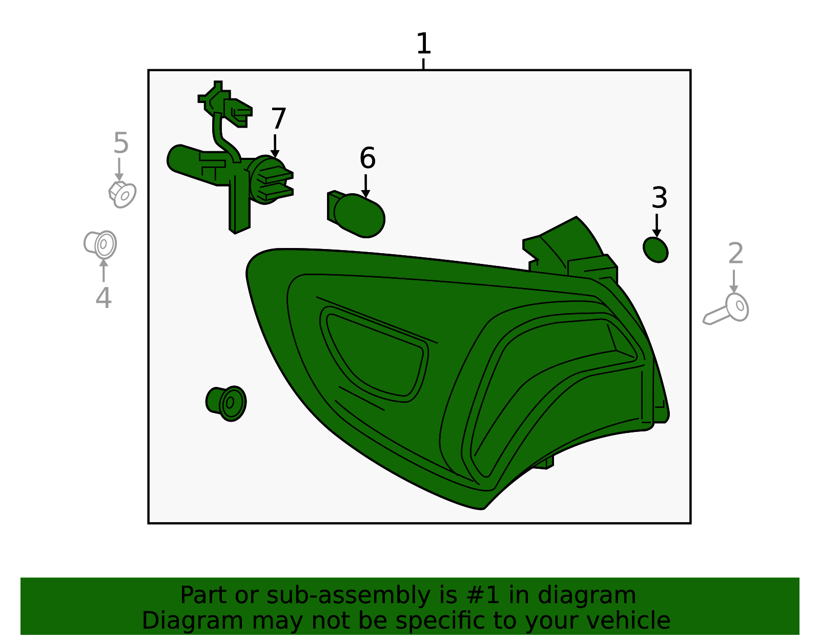 2019-2020 Buick Envision Tail Lamp Assembly 84512455 | Courtesy Parts