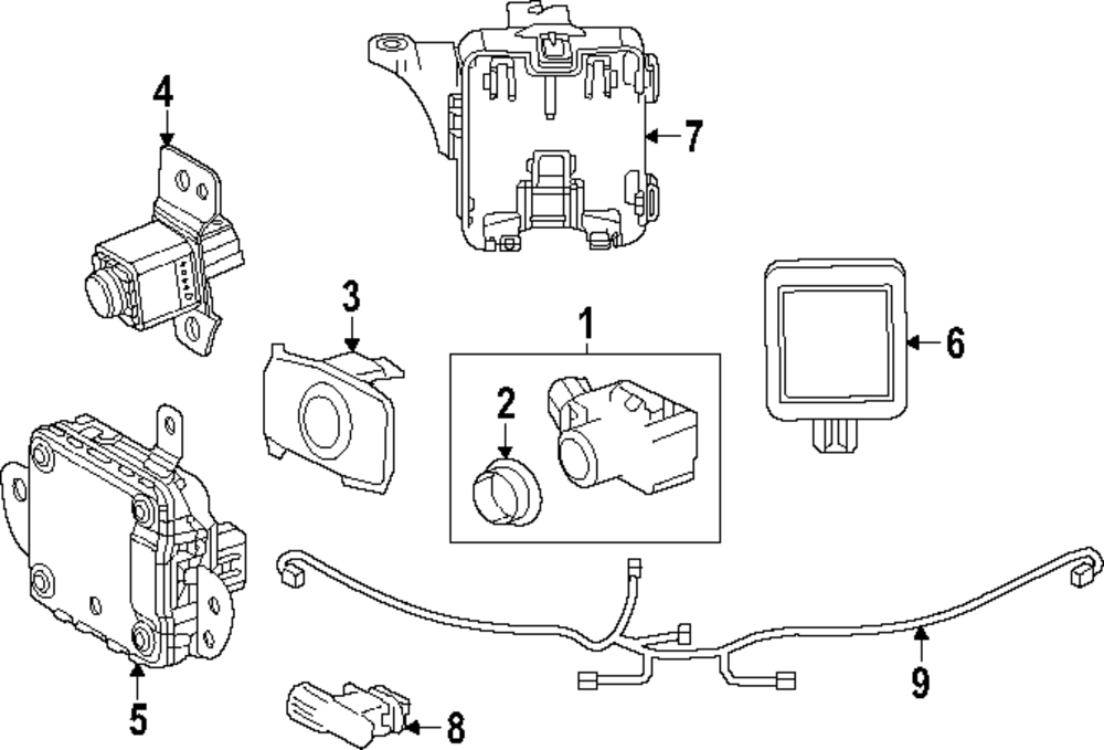 2025 Toyota Camry Mount Bracket 88215-06020 | Toyota Parts Center