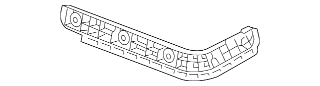 2013-2016 Chevrolet Passenger Side Rear Bumper Fascia Side Bracket ...