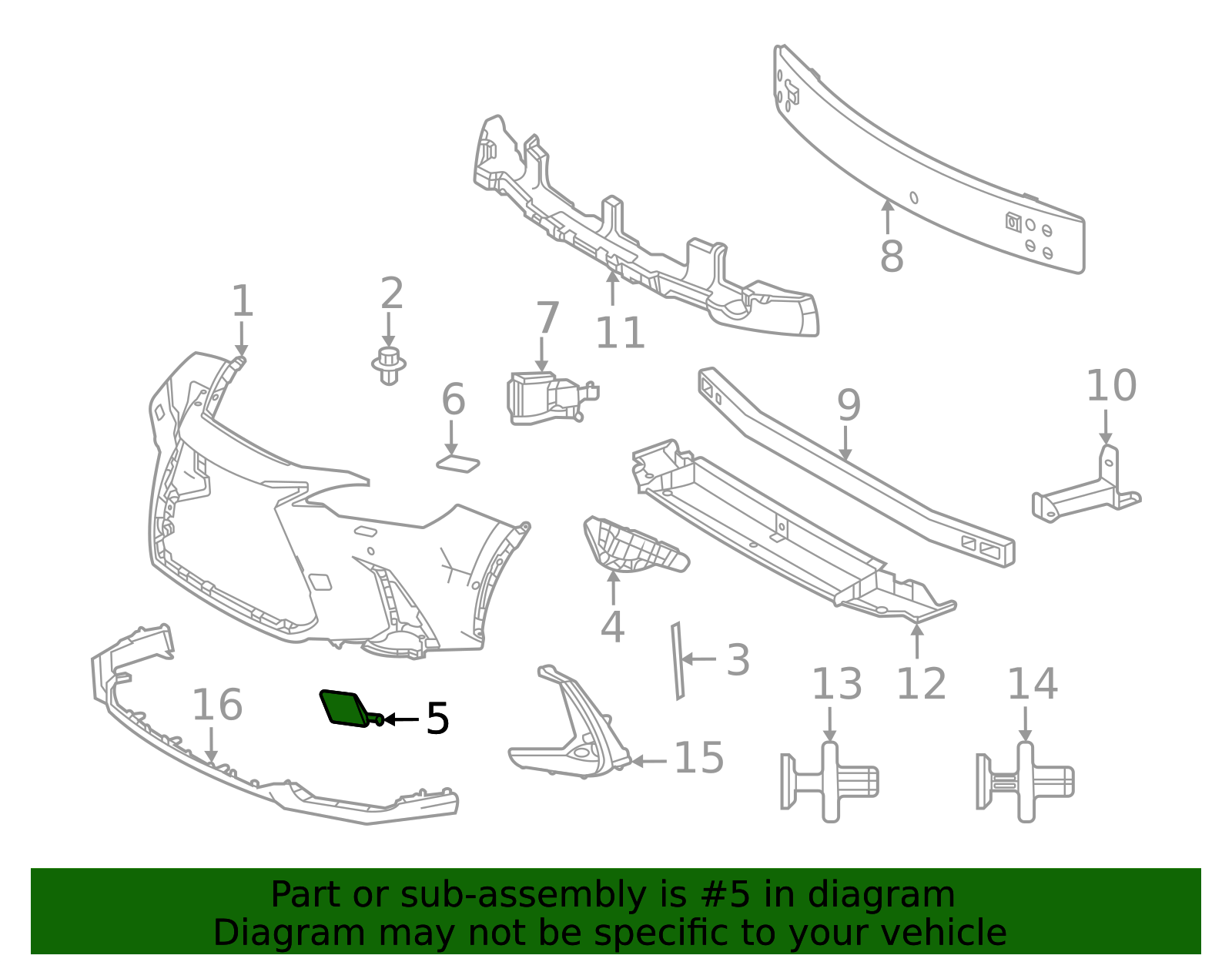 2022-2025 Lexus Tow Eye Cap 52127-78901 | OEM Parts Online