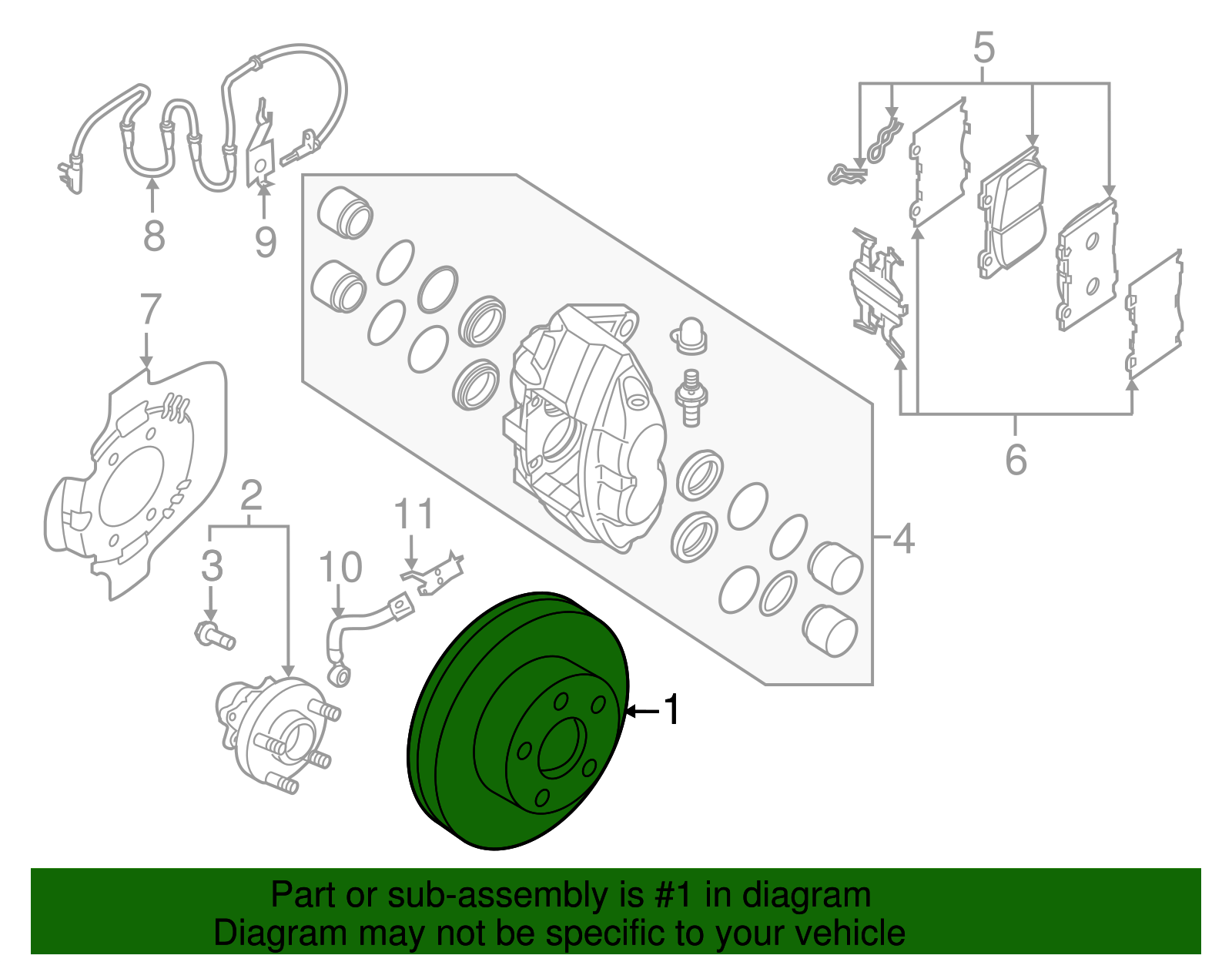 2009-2025 Nissan Rotor 40206-JL00A | Nissan Parts Central