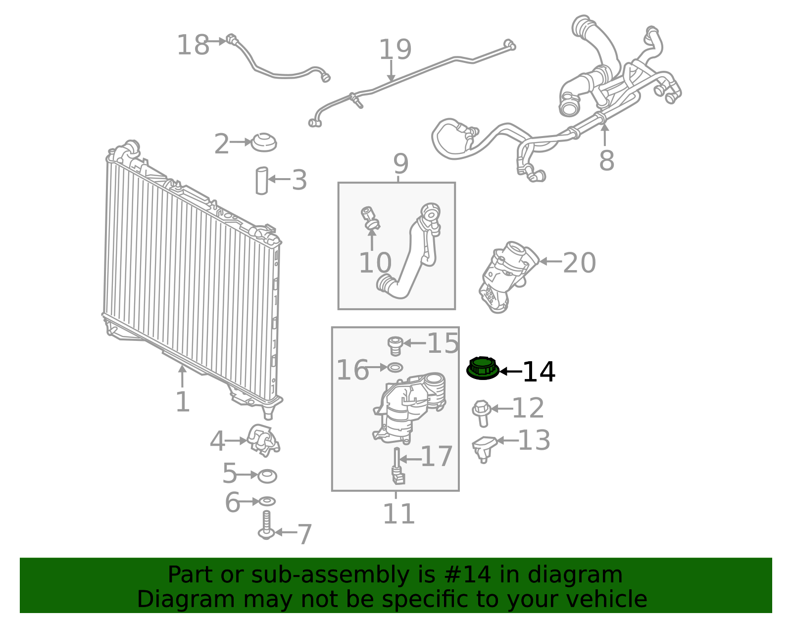2010-2025 Land Rover Cap LR176861 | OEM Parts Online