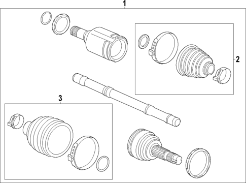 Axle Shafts & Joints for 2024 Chevrolet Trax | TascaParts.com