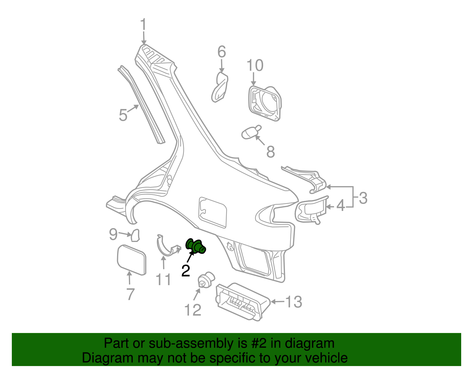 1986-2014 Nissan Fender Liner Clip S13 S14 S15 Z32 R32 R33 R34 63848 ...
